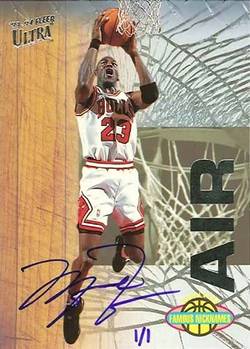Michael Jordan buyback autograph cards - Michael Jordan Cards