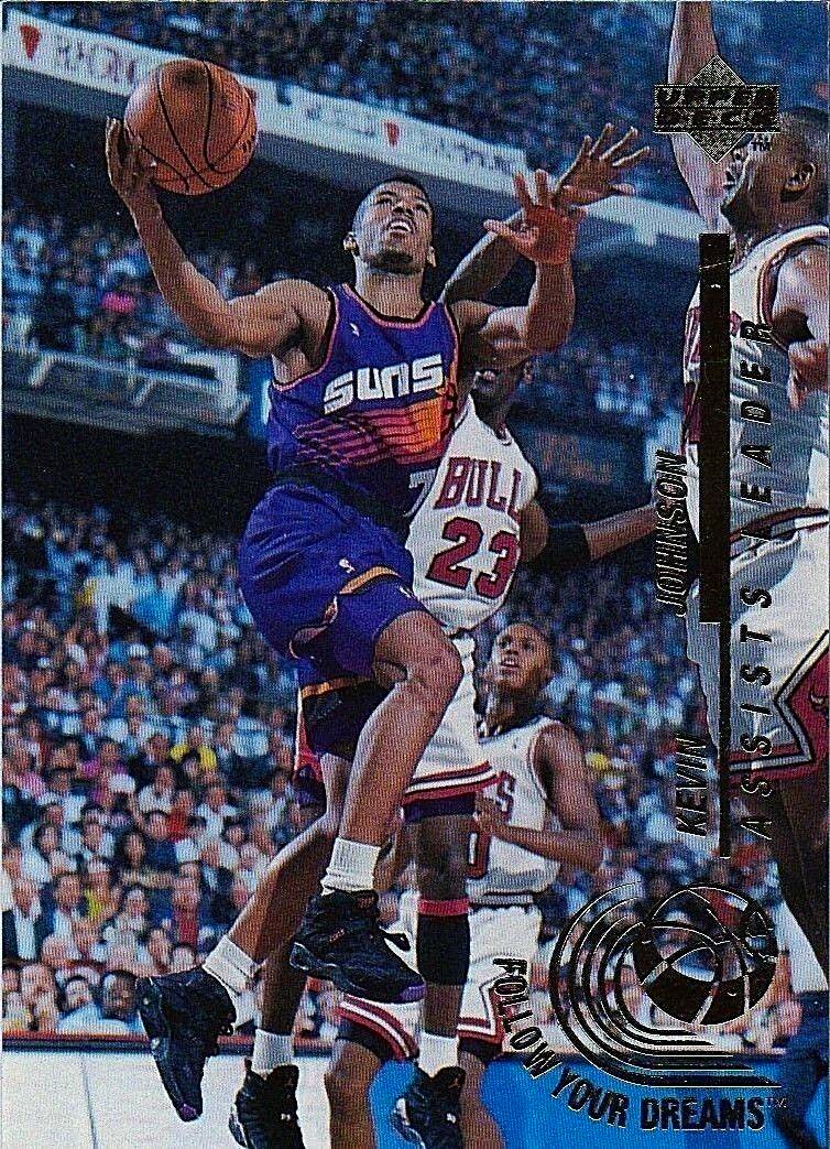 94 Upper Deck USA Kevin Johnson Jordan shadow card - Michael Jordan Cards