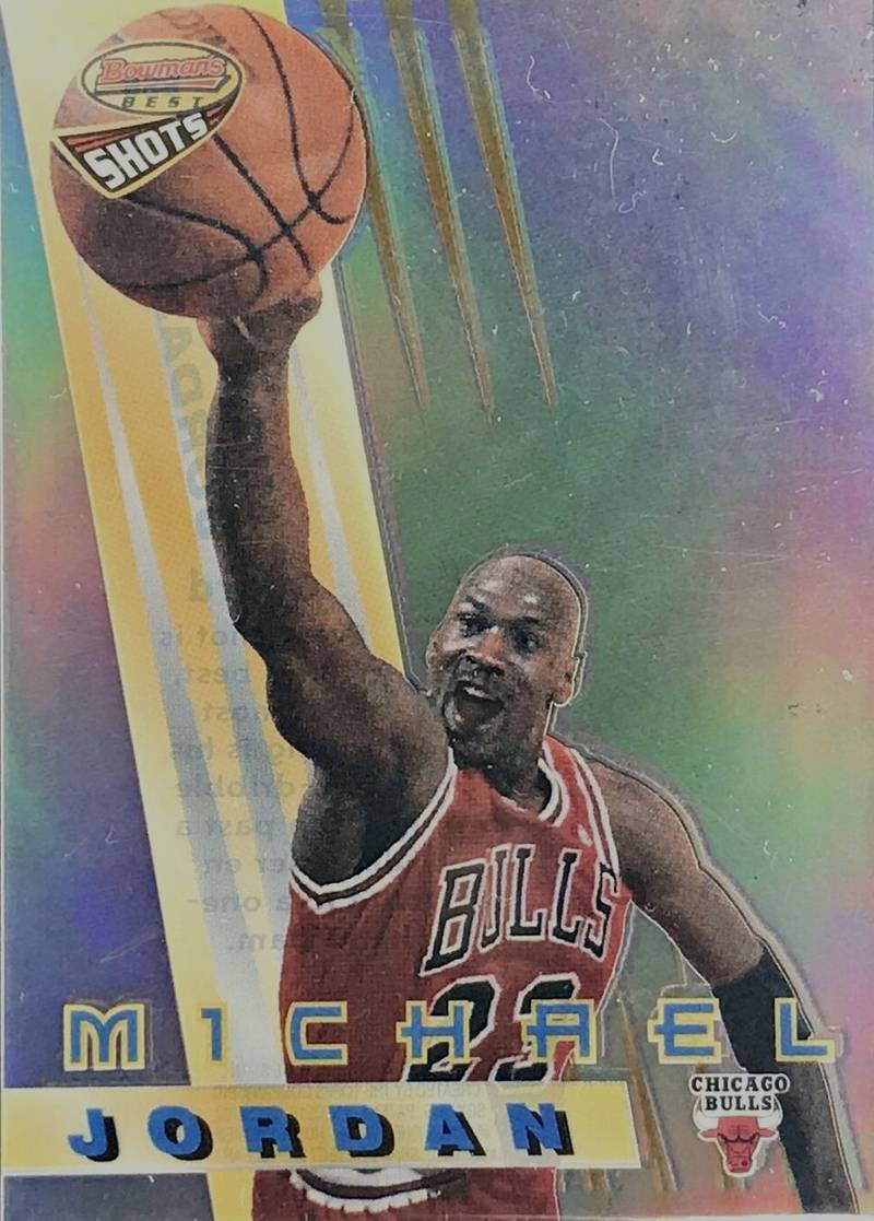 96-97 Michael Jordan Bowman's Best Shots Refractor - Michael Jordan Cards