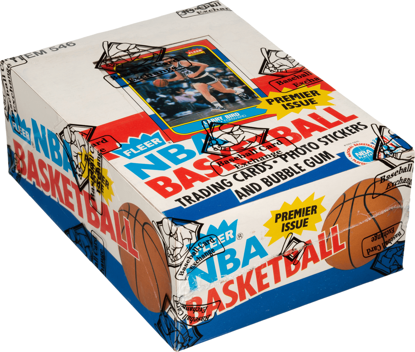 86-87 Fleer Basketball Boxes - Michael Jordan Cards