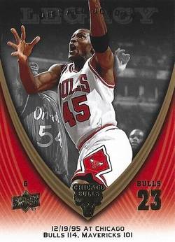 Michael Jordan #45 jersey cards - Michael Jordan Cards