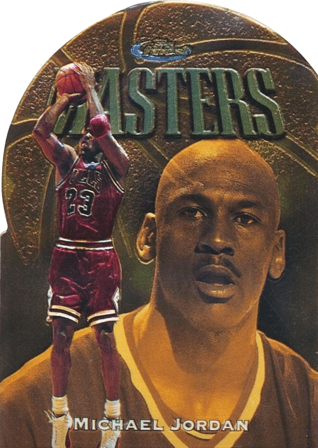 97-98 Topps Finest Michael Jordan Masters Embossed Die-Cut Atomic ...