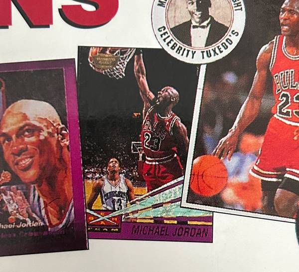 93-94 Beam Team Gold Stamp Advert - Michael Jordan Cards