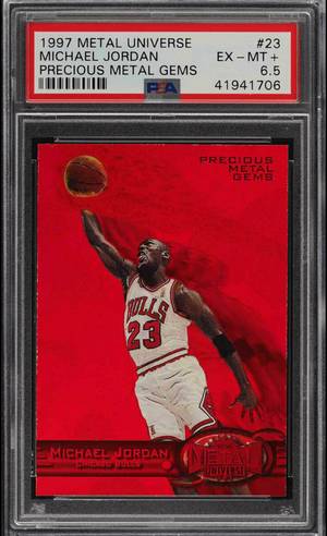 1997 Michael Jordan PMG Green and Red - Michael Jordan Cards