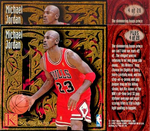 Complete Michael Jordan Scoring Kings Checklist - Michael Jordan Cards