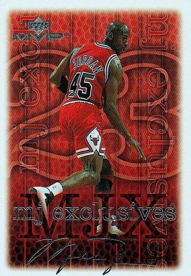 99-00 MJ Exclusives 45 jersey cards - Michael Jordan Cards