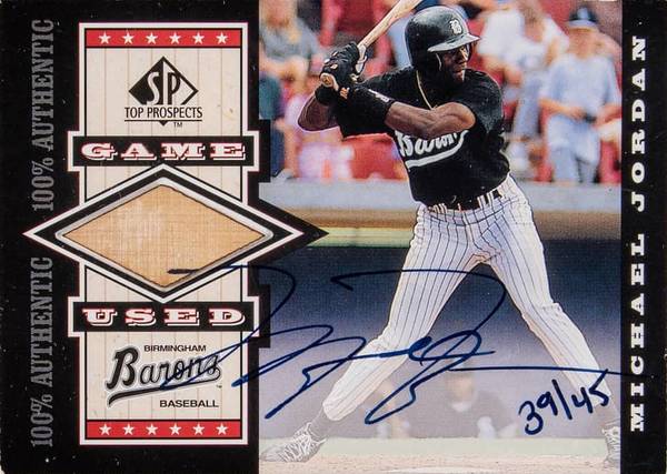 Michael Jordan Baseball Card Guide [23 cards] - Michael Jordan Cards