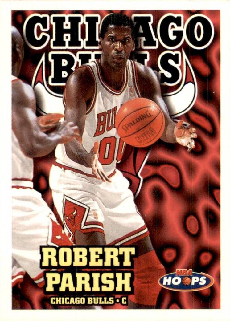 97-98 Hoops Robert Parish Jordan shadow card - Michael Jordan Cards