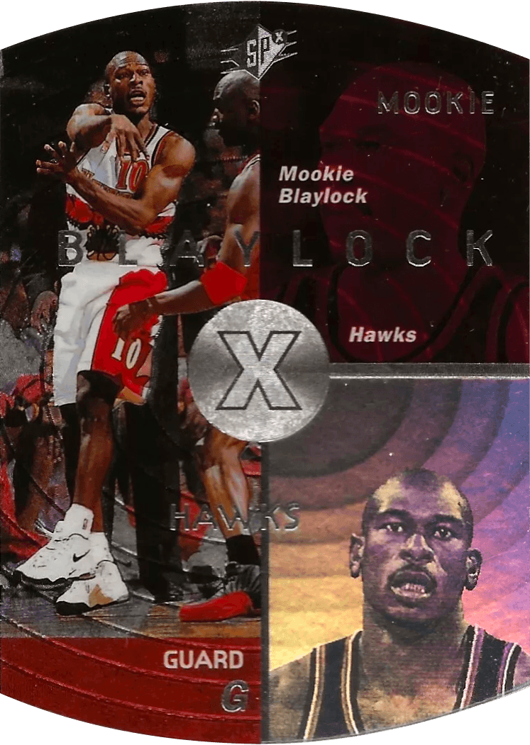 97-98 SPx Mookie Blaylock Jordan shadow card - Michael Jordan Cards