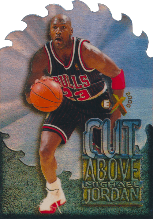 96-97 E-X2000 Michael Jordan A Cut Above - Michael Jordan Cards