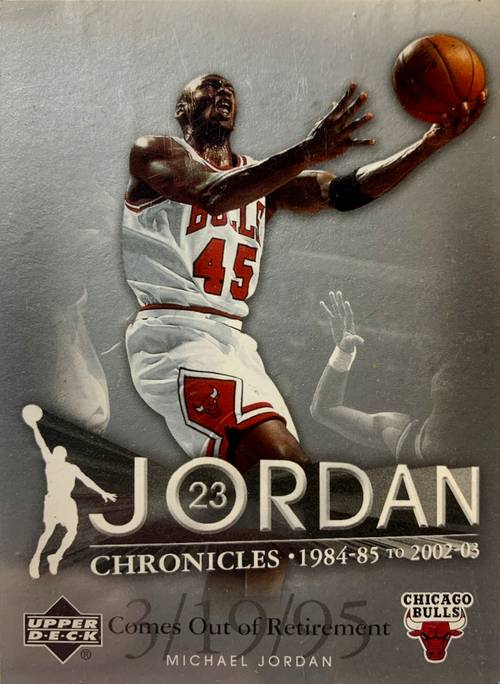 Michael Jordan #45 jersey cards - Michael Jordan Cards